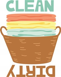 Clean Dirty print art print art at EmbroideryDesigns.com ...