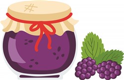 Blackberry Jam print art print art at EmbroideryDesigns.com ...