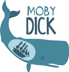Moby Dick print art print art at EmbroideryDesigns.com ...