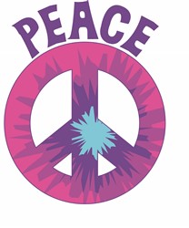Peace Symbol print art print art at EmbroideryDesigns.com ...