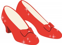Ruby Slippers SVG cut file at EmbroideryDesigns.com | EmbroideryDesigns.com