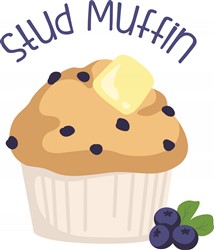 Stud Muffin print art print art at EmbroideryDesigns.com ...