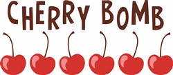 Cherry Bomb SVG cut file at EmbroideryDesigns.com | EmbroideryDesigns.com