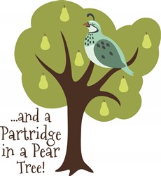 And A Partridge print art print art at EmbroideryDesigns.com ...