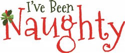 Ive Been Naughty print art print art at EmbroideryDesigns.com ...