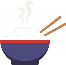 Bowl Of Rice print art print art at EmbroideryDesigns.com ...