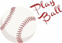 Play Ball print art print art at EmbroideryDesigns.com ...