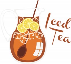 Iced Tea print art print art at EmbroideryDesigns.com ...