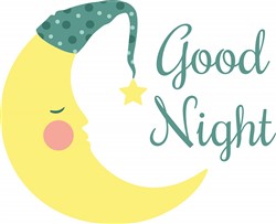 Good Night print art print art at EmbroideryDesigns.com ...
