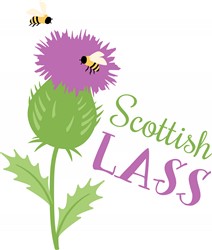 Scottish Lass print art print art at EmbroideryDesigns.com ...