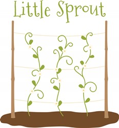 Little Sprout print art print art at EmbroideryDesigns.com ...