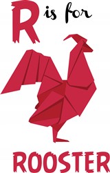 R Is For Rooster print art print art at EmbroideryDesigns.com ...