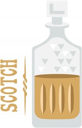 Scotch Bottle print art print art at EmbroideryDesigns.com ...