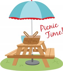 Picnic Time print art print art at EmbroideryDesigns.com ...