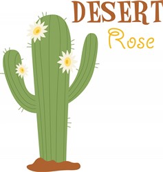 Desert Rose print art print art at EmbroideryDesigns.com ...