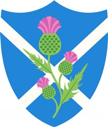 Scottish Shield print art print art at EmbroideryDesigns.com ...