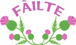 Failte print art print art at EmbroideryDesigns.com | EmbroideryDesigns.com