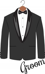 Groom print art print art at EmbroideryDesigns.com | EmbroideryDesigns.com