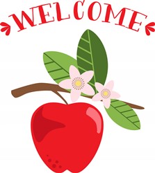 Welcome Apple print art print art at EmbroideryDesigns.com ...