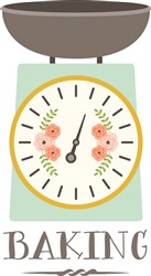 Baking Scale print art print art at EmbroideryDesigns.com ...
