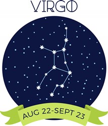 Virgo Dates print art print art at EmbroideryDesigns.com ...