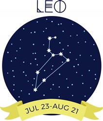 Leo Dates print art print art at EmbroideryDesigns.com ...