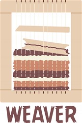 Textile Weaver print art print art at EmbroideryDesigns.com ...