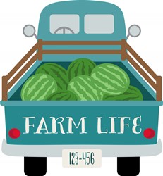Farm LIfe print art print art at EmbroideryDesigns.com ...