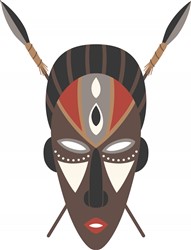 African Mask print art print art at EmbroideryDesigns.com ...