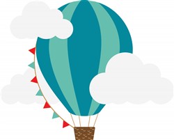 Hot Air Balloon print art print art at EmbroideryDesigns.com ...