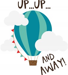 Up Up Away print art print art at EmbroideryDesigns.com ...