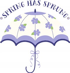 Spring Has Sprung print art print art at EmbroideryDesigns.com ...