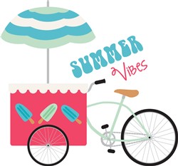 Summer Vibes print art print art at EmbroideryDesigns.com ...