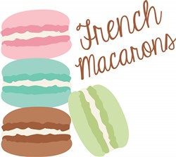 French Macarons SVG cut file at EmbroideryDesigns.com ...