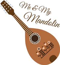 My Mandolin print art print art at EmbroideryDesigns.com ...