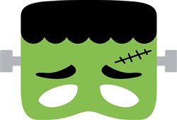 Frankenstein Mask SVG cut file at EmbroideryDesigns.com ...
