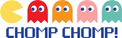 Pac Man Chomp SVG cut file at EmbroideryDesigns.com | EmbroideryDesigns.com