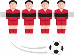 Foosball Game print art print art at EmbroideryDesigns.com ...