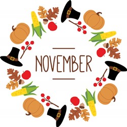 November Wreath print art print art at EmbroideryDesigns.com ...