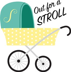 Out For Stroll print art print art at EmbroideryDesigns.com ...