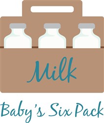 Babys Six Pack print art print art at EmbroideryDesigns.com ...