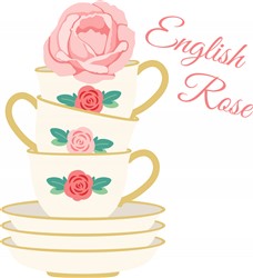 English Rose print art print art at EmbroideryDesigns.com ...