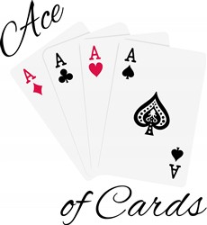 Ace Of Cards print art print art at EmbroideryDesigns.com ...