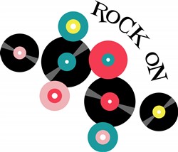 Rock On print art print art at EmbroideryDesigns.com ...