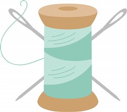 Needles & Thread print art print art at EmbroideryDesigns.com ...