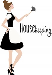 Housekeeping print art print art at EmbroideryDesigns.com ...