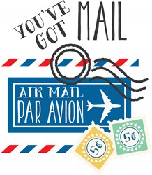 Youve Got Mail print art print art at EmbroideryDesigns.com ...