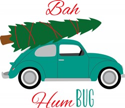 Bah Hum Bug print art print art at EmbroideryDesigns.com ...