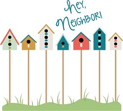Hey Neighbor print art print art at EmbroideryDesigns.com ...