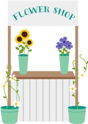 Flower Shop print art print art at EmbroideryDesigns.com ...